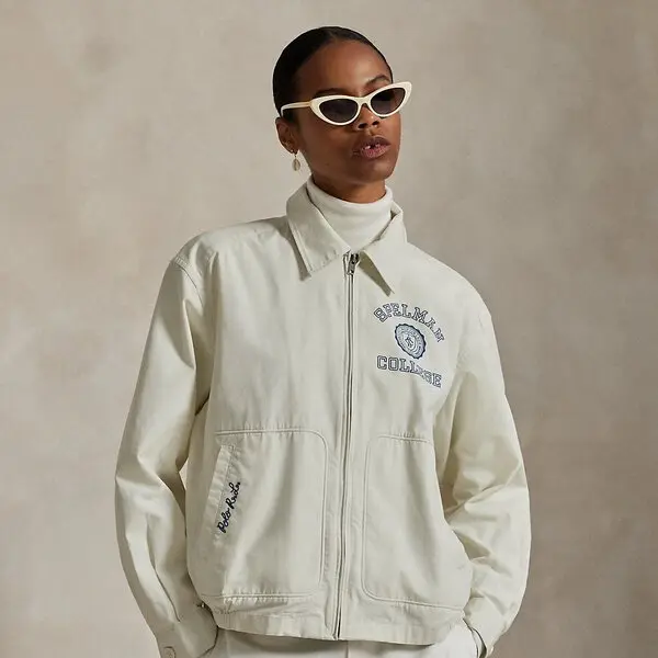 Ralph Lauren Spelman College Drizzler Jacket - Antique Cream